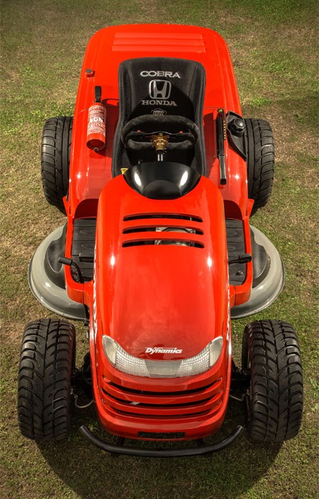 Amazing 2013: Fastest lawn mower in the world