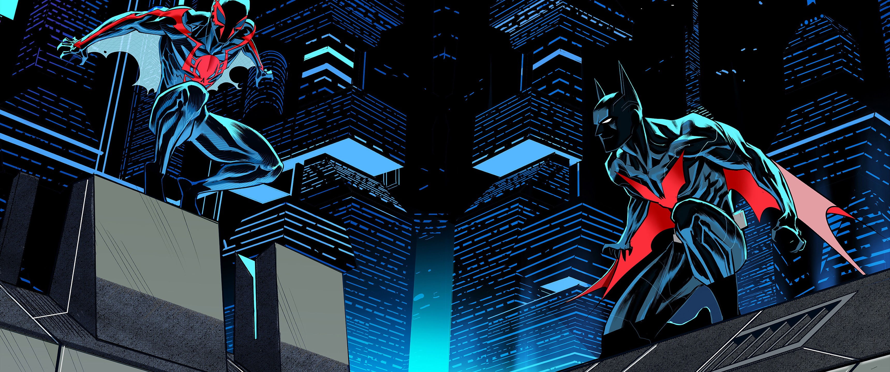 Spider-Man 2099, Batman Beyond, 4K, #140 Wallpaper PC Desktop