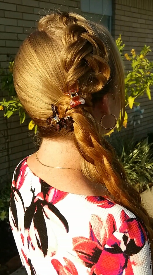 Braids & Hairstyles for Super Long Hair: Dutch side ponytail, my new ...