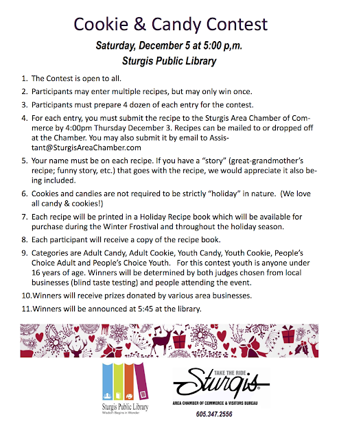 Sturgis Public Library: Cookie & Candy Contest - Enter today or stop by ...