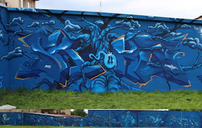 GRAFFITI COLLECTION IDEAS: Amazing Blue Theme Graffiti