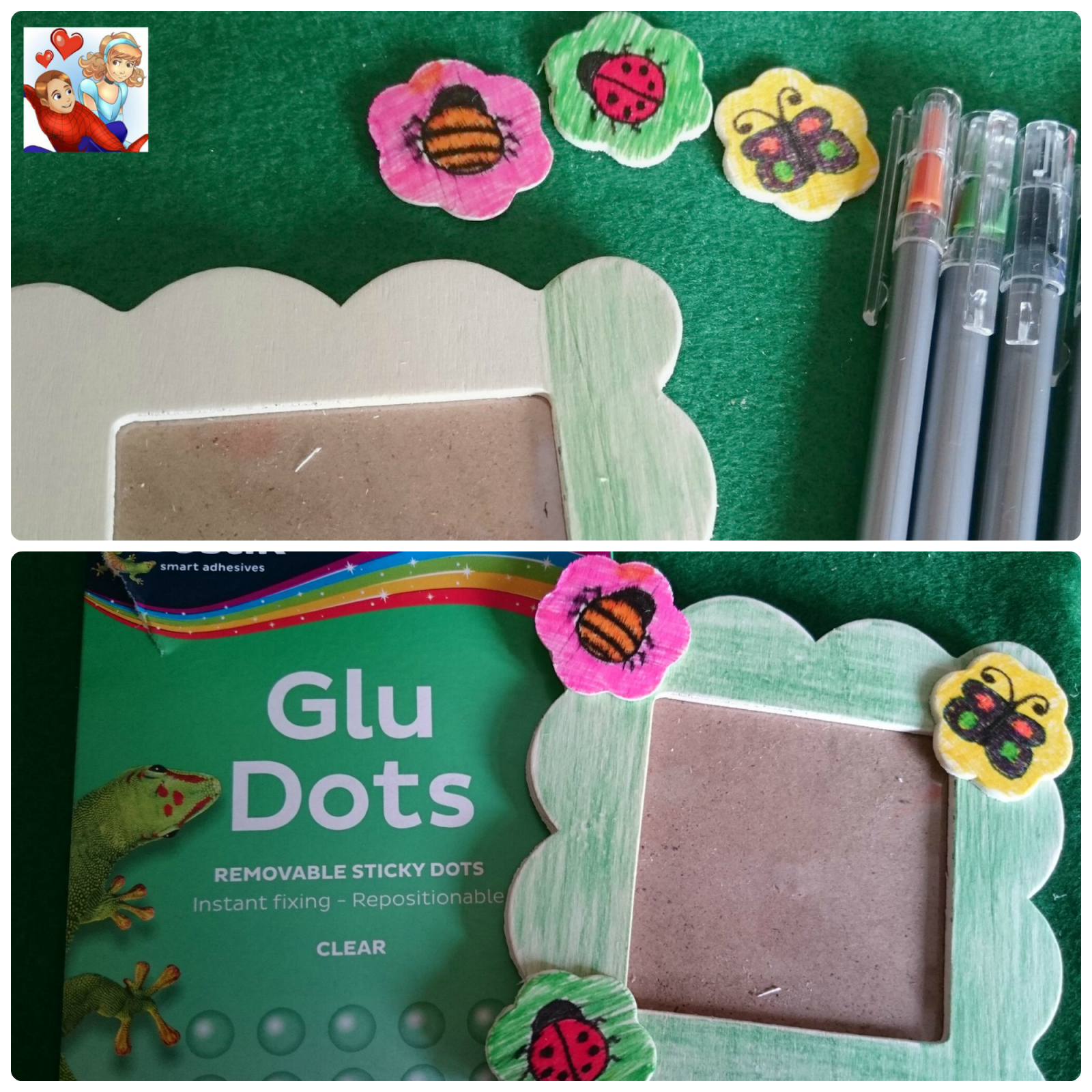 How To Make A Garden Themed Frame - Emmy's Mummy