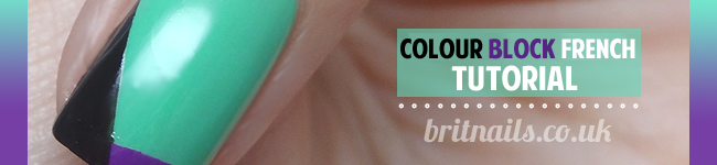 Tutorial: Colour Block French | Brit Nails