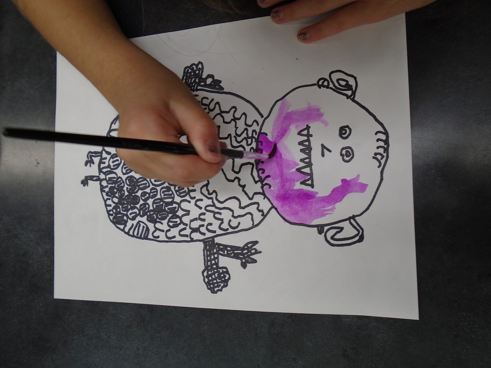 Zilker Elementary Art Class: 2nd Graders study TEXTURE