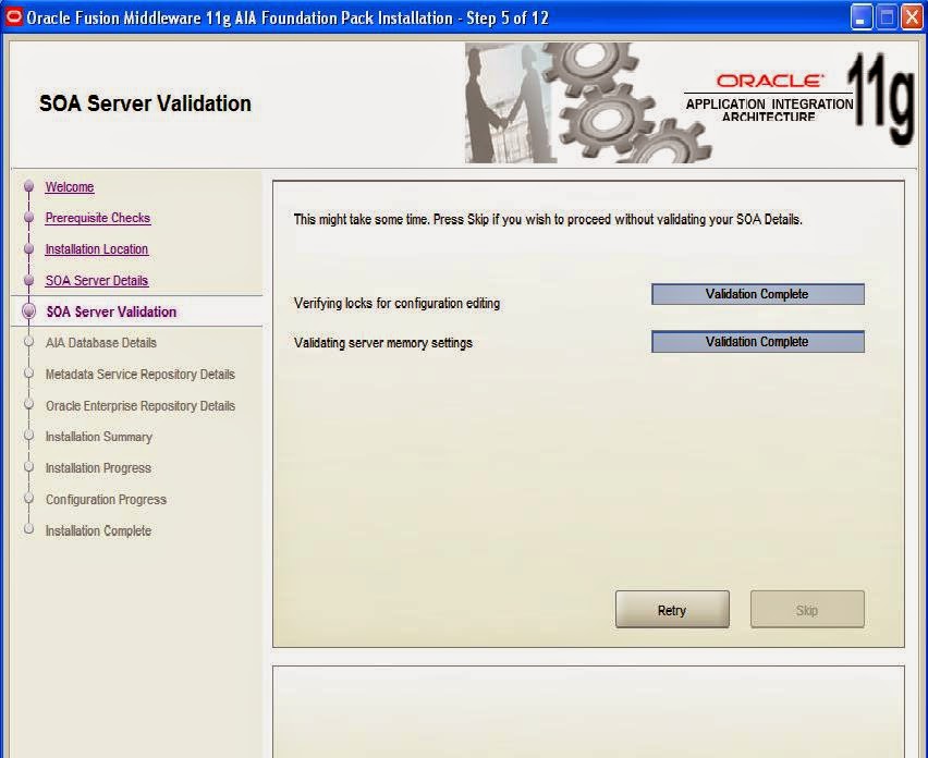 Hatesoa Installation Of Oracle Application Integration Architecture