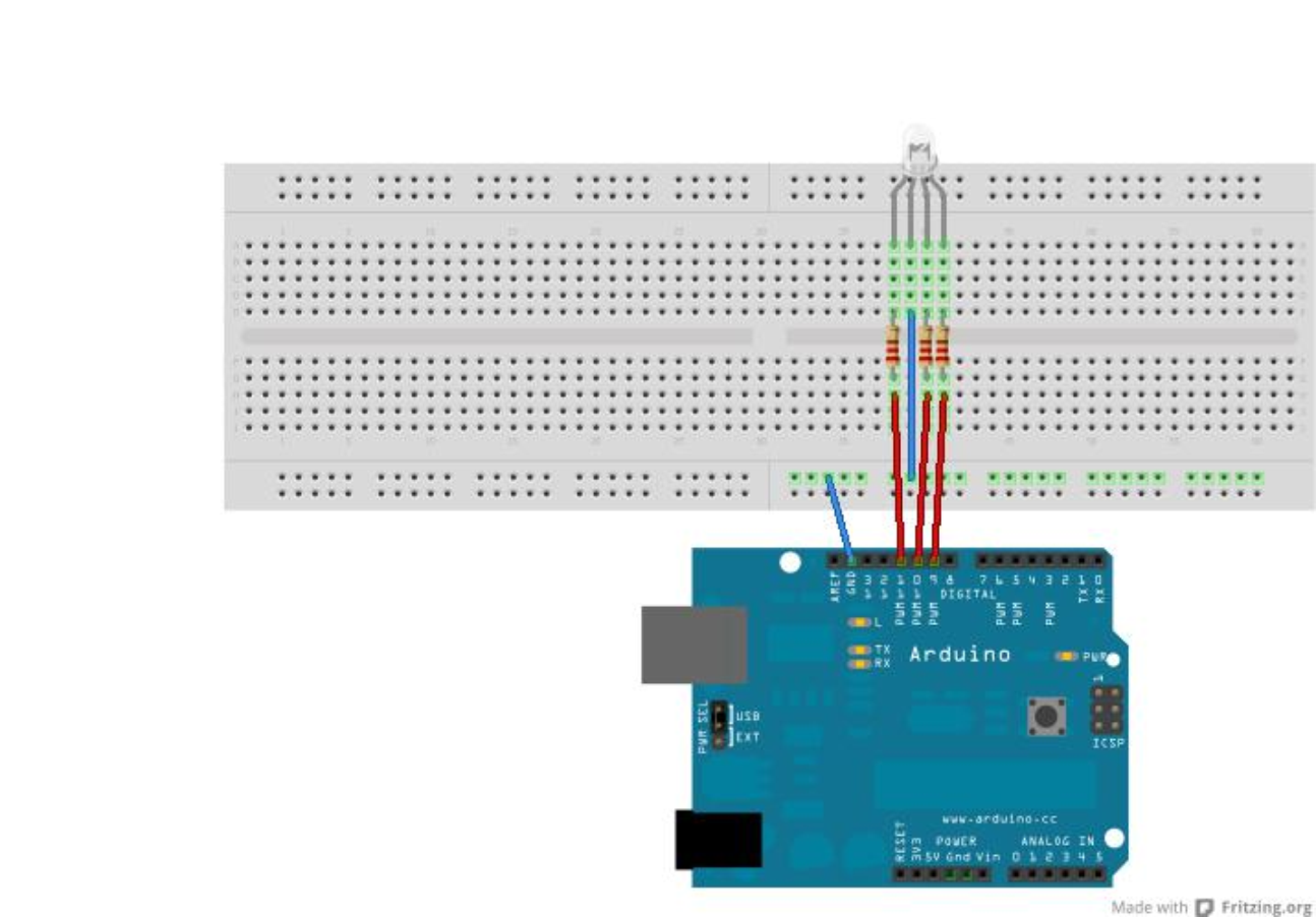 Arduino + Processing LED RGB Control Interface
