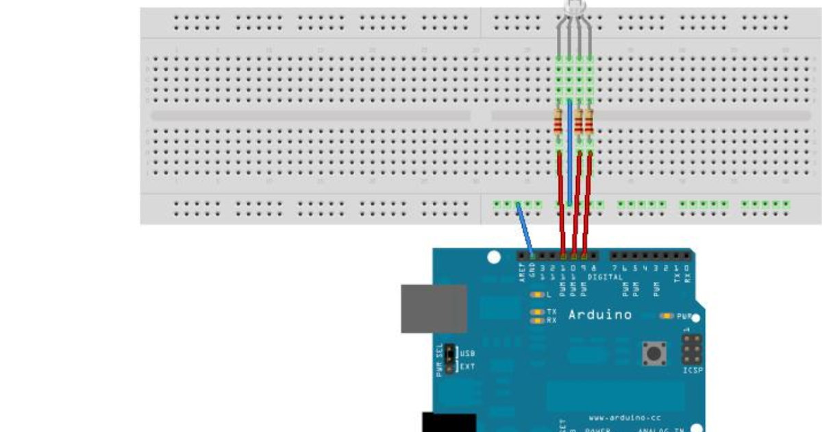 Arduino + Processing LED RGB Control Interface