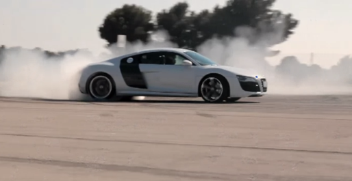Audi prepara-se para lançar um vídeo promocional como o seu potente R8 ...