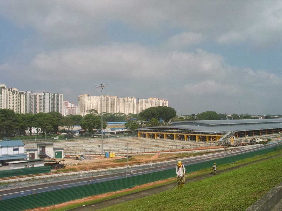 Downtown Line Construction: Gali Batu depot update