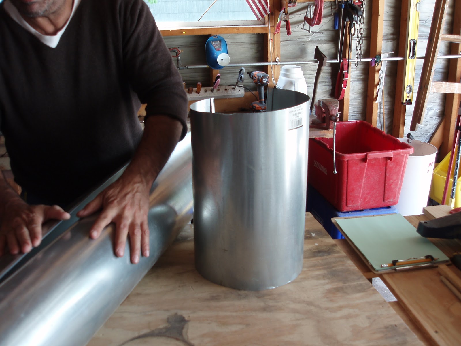 Homemade Conventional Cyclone Bucket Dust Collector/Separator Project DIY