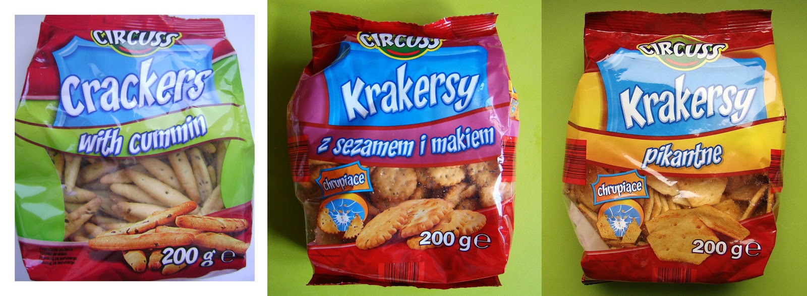 SMACZNE I WEGAŃSKIE: KRAKERSY Circuss