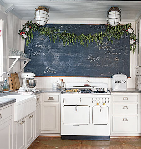 Kitchen Chalkboard | White Ironstone Cottage