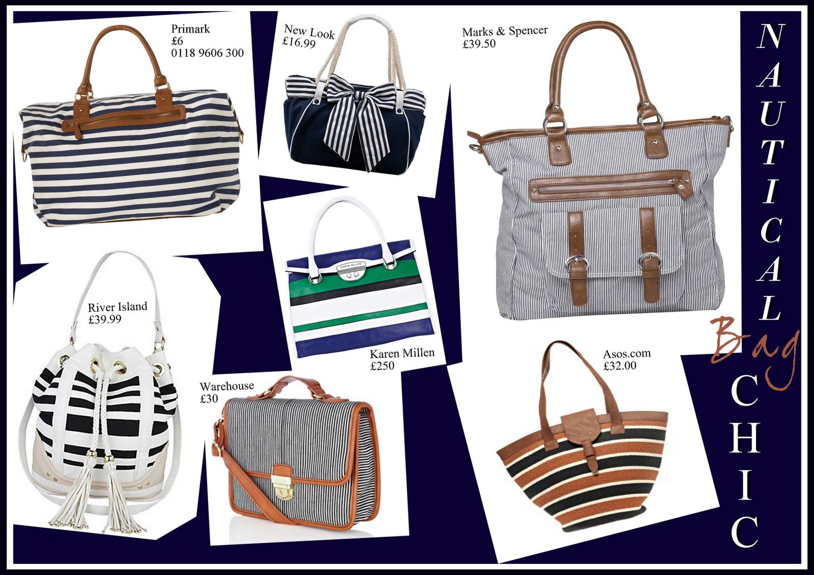 High Street Hits - Nautical Bag Chic - by Sarah-Hayley Owen