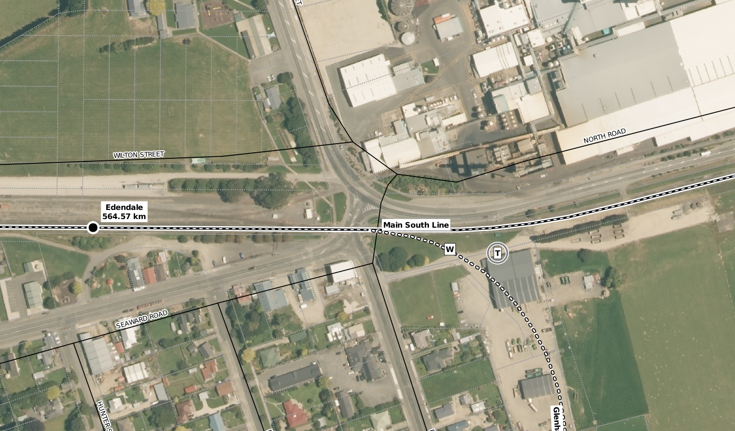 MSL Branches [16A]: Glenham Branch 1 – Edendale 1 – New Zealand Rail Maps