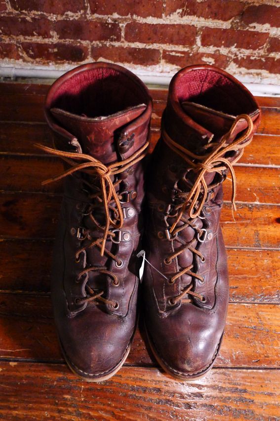 cube.: Vintage Danner Boots Tall Brown Size 10 $168 Plus Tax