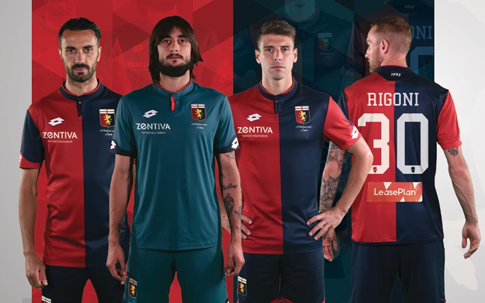 Genoa 17-18 Home & Away Kits Revealed - Footy Headlines