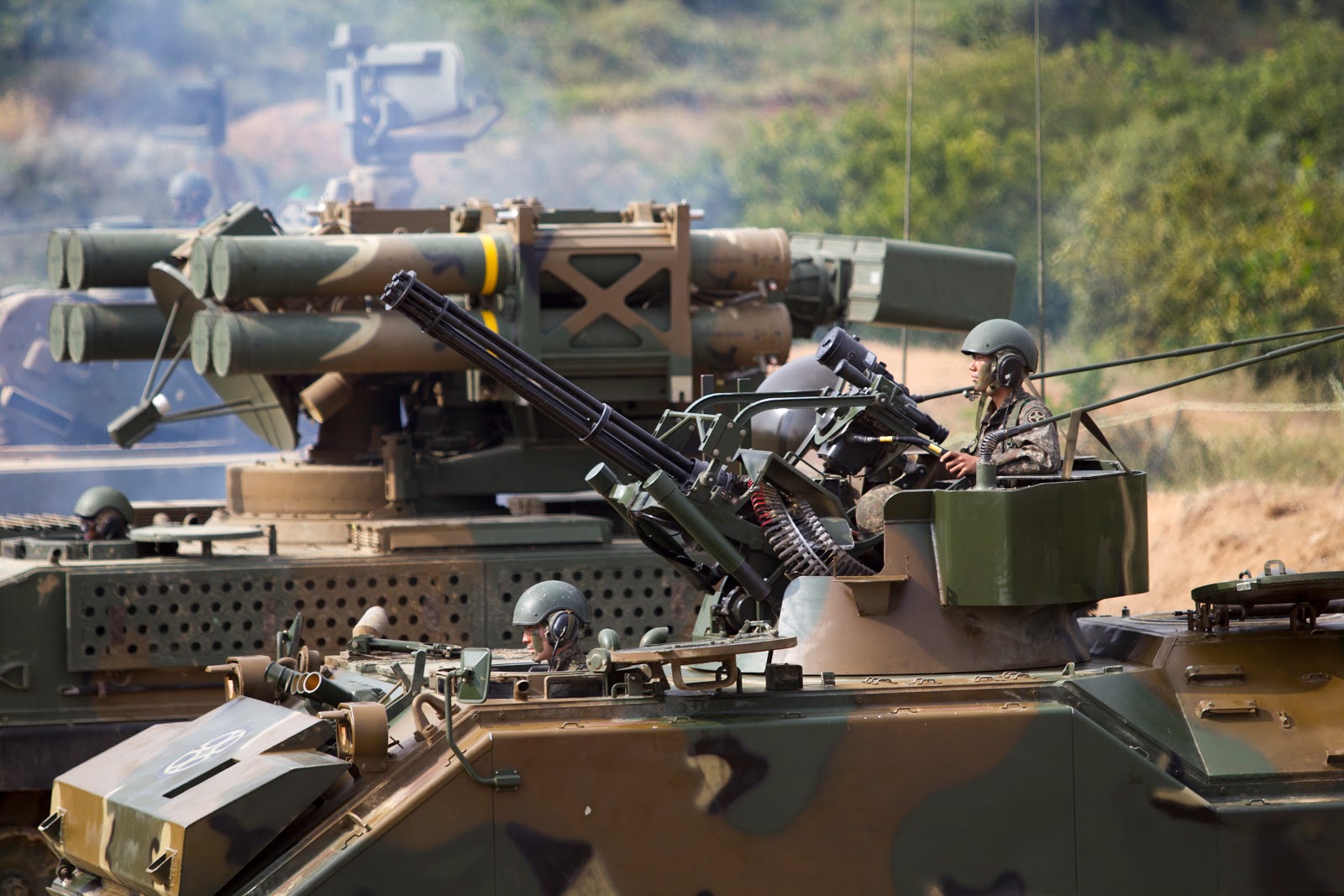 SNAFU!: S. Korean mechanized forces on exercise.