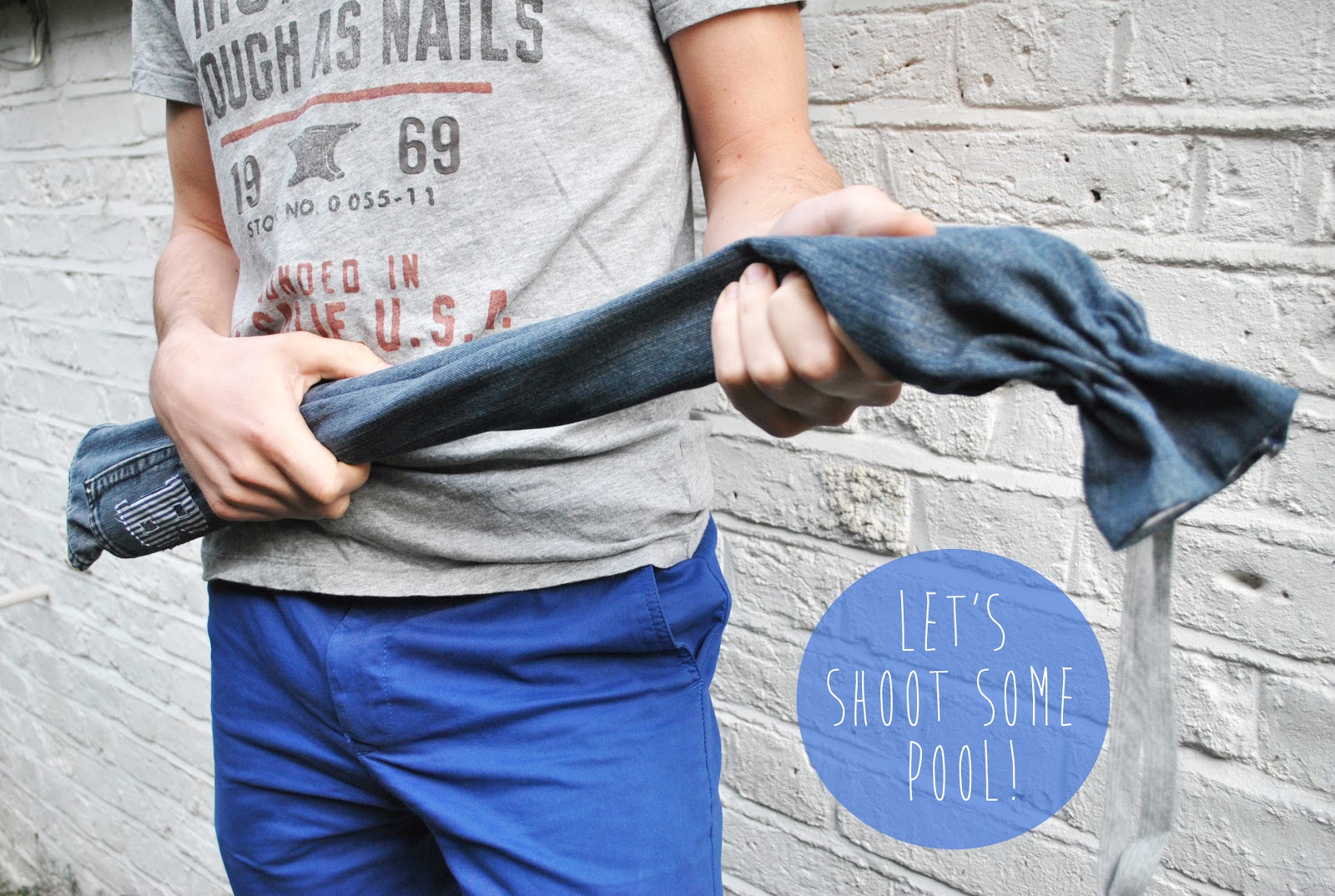 Knicker Elastic Fantastic: DIY fantastic: Denim pool cue case