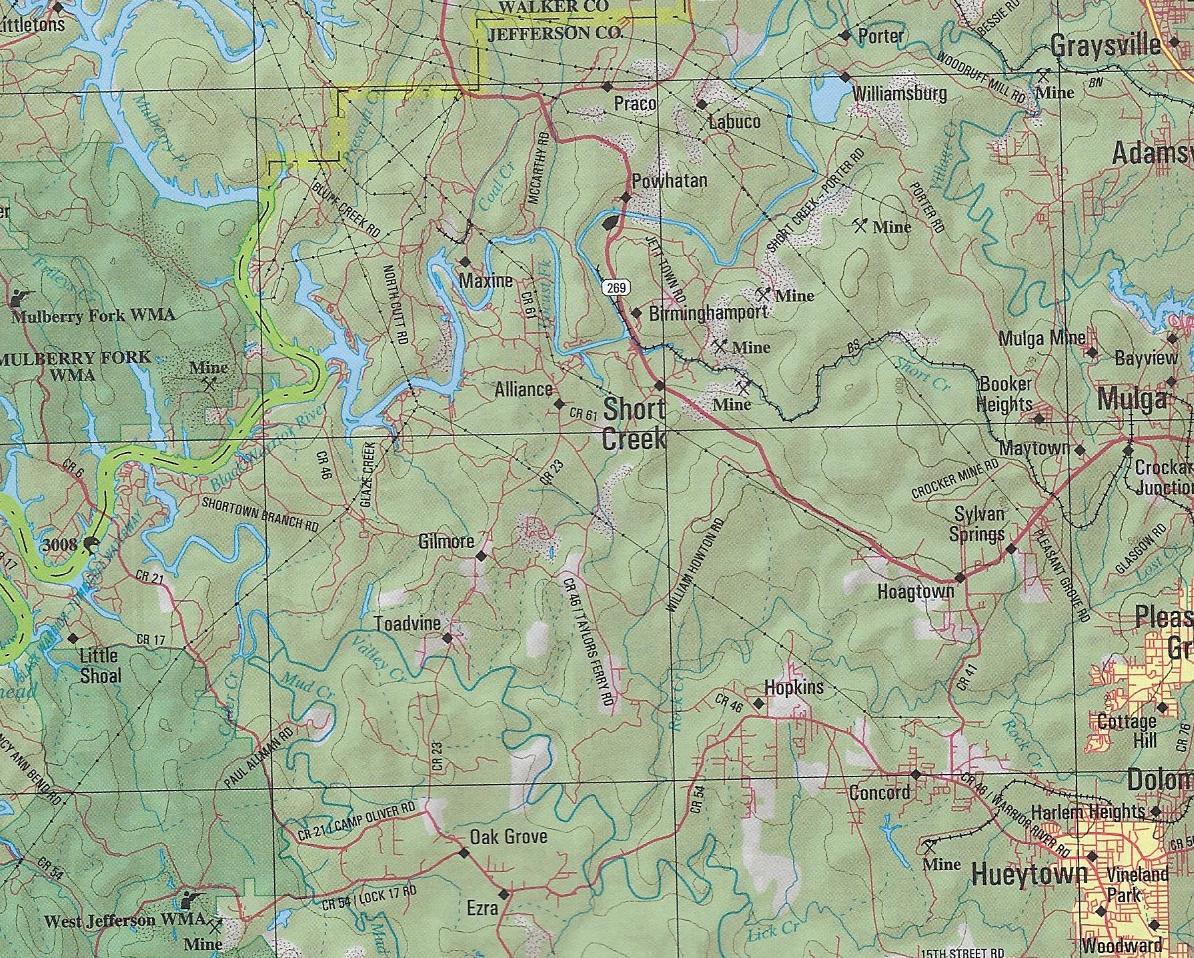 Alabama Yesterdays: Whatever Happened to Powhatan and Praco?