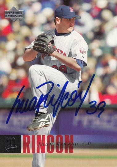 Daily Autograph: Juan Rincon