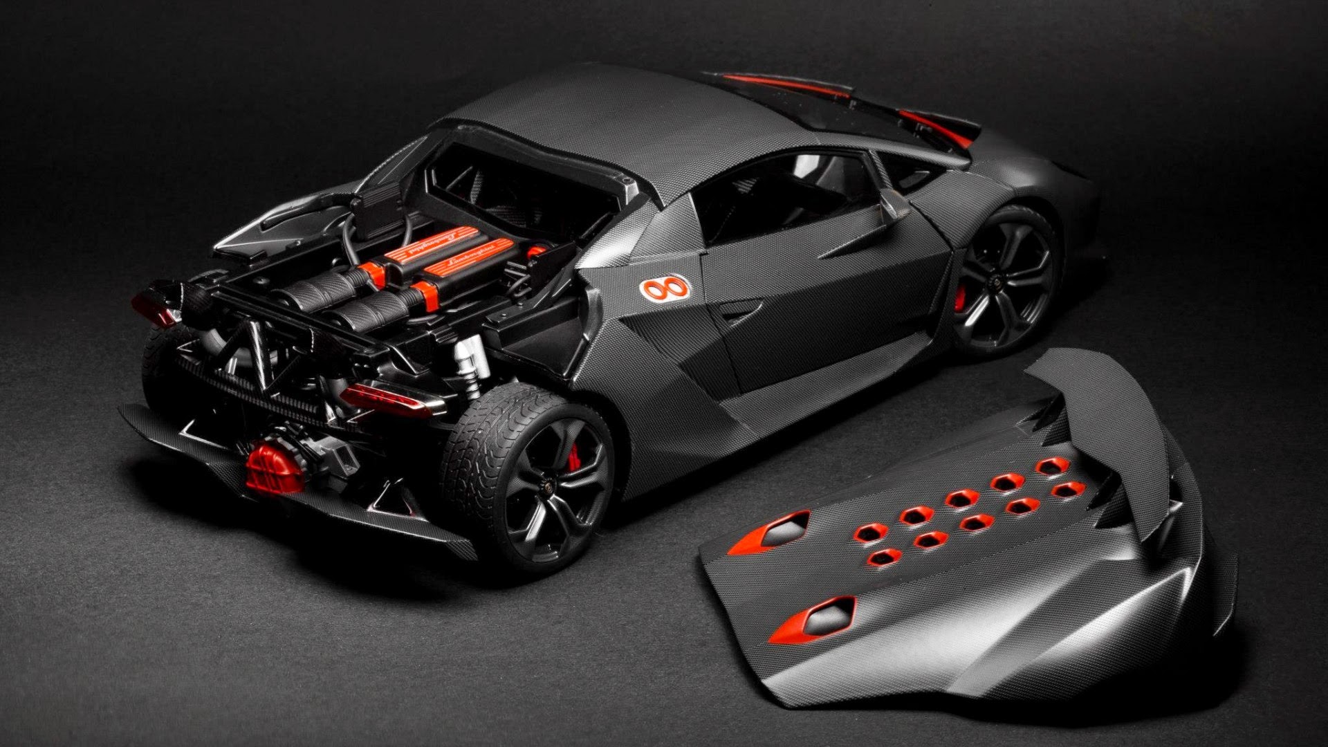 Lamborghini Sesto Elemento Back Full HD en Fondos 1080