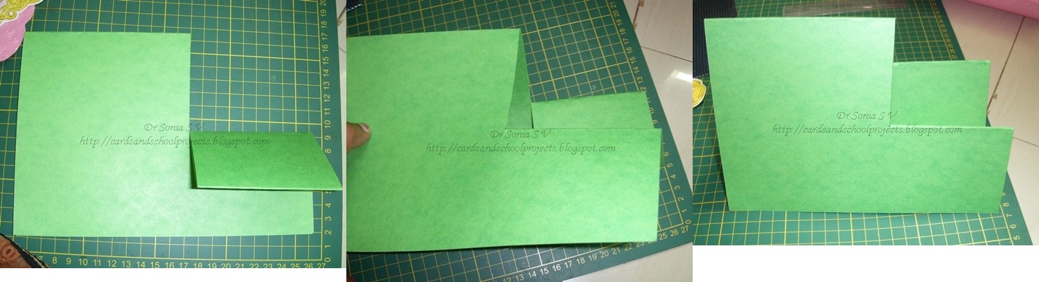 Cards ,Crafts ,Kids Projects: Side Step Card with Pop Up card Tutorial