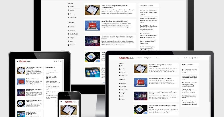 Quora Style - Blogger Template | CB Templates