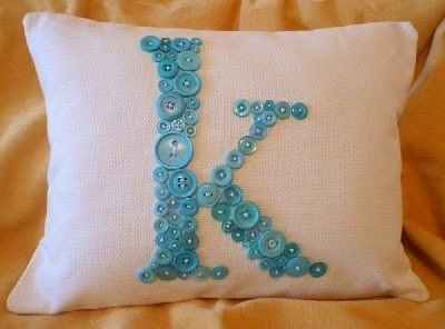DIY Button Monogram