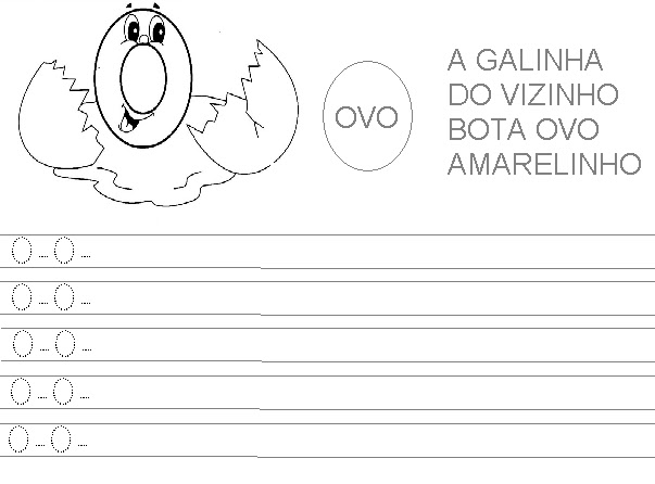 TIA CHRIS - EDUCAR & AMAR: Atividade letra O
