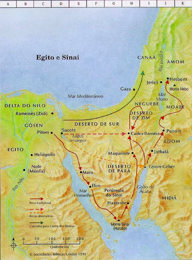 Blog do Elivan: Os Mapas do êxodo