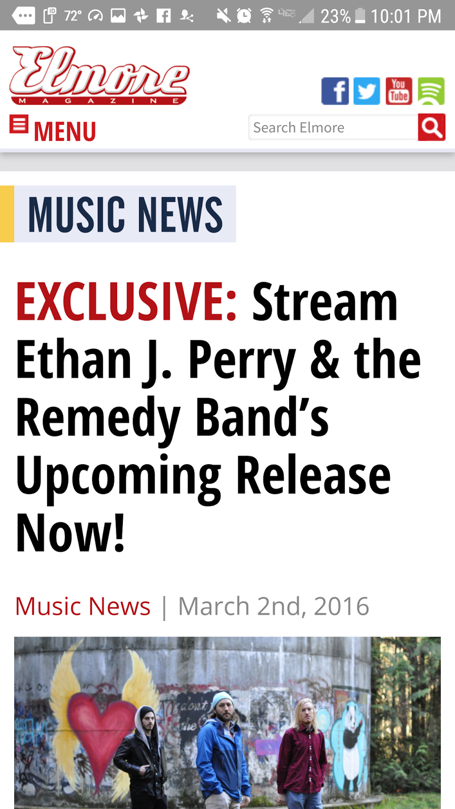 Ethan J Perry And The Remedy Band