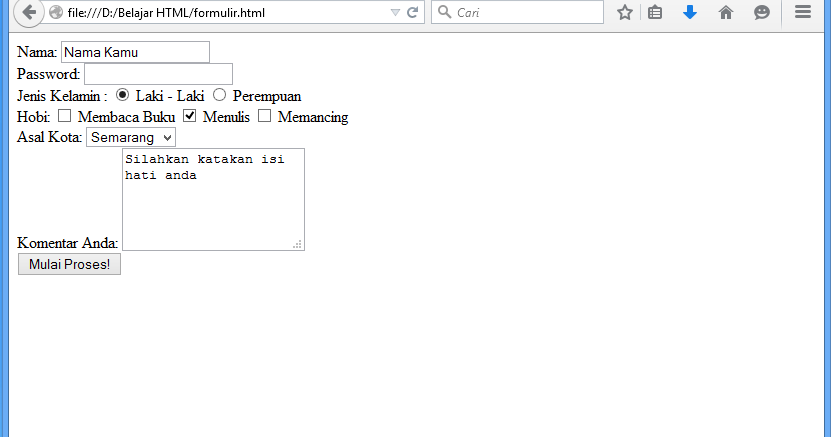 Cara Membuat Form di HTML (tag form)