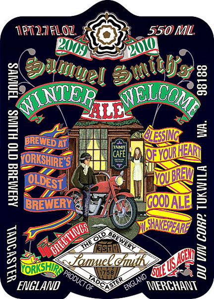 CERVESA EN CATALÀ: Fitxes de degustació - Winter Welcome Ale - Samuel Smith