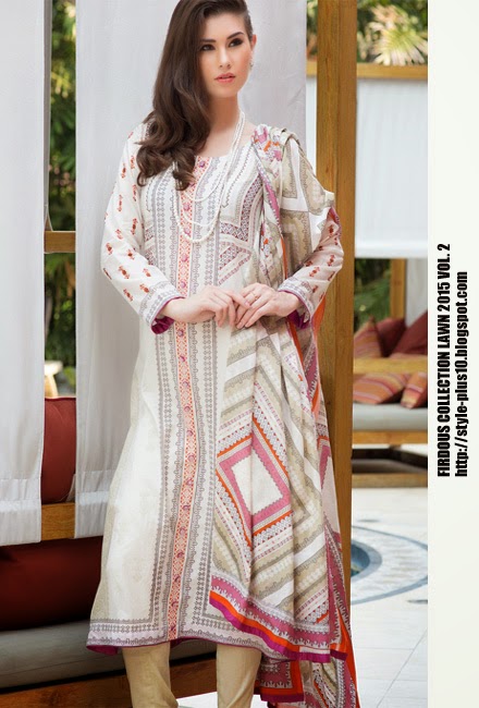 Firdous : Collection Lawn 2015 Vol. 2