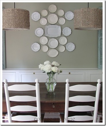 Dining Room Plate Wall - DIY Show Off ™ - DIY Decorating and Home ...
