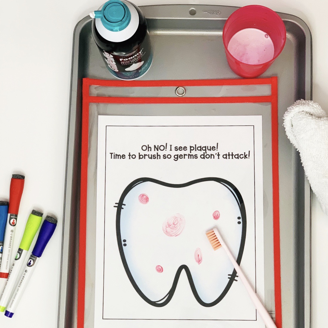 Lattes And Lunchrooms: "Brush Away the Germs!" - Dental Health Themed Fun