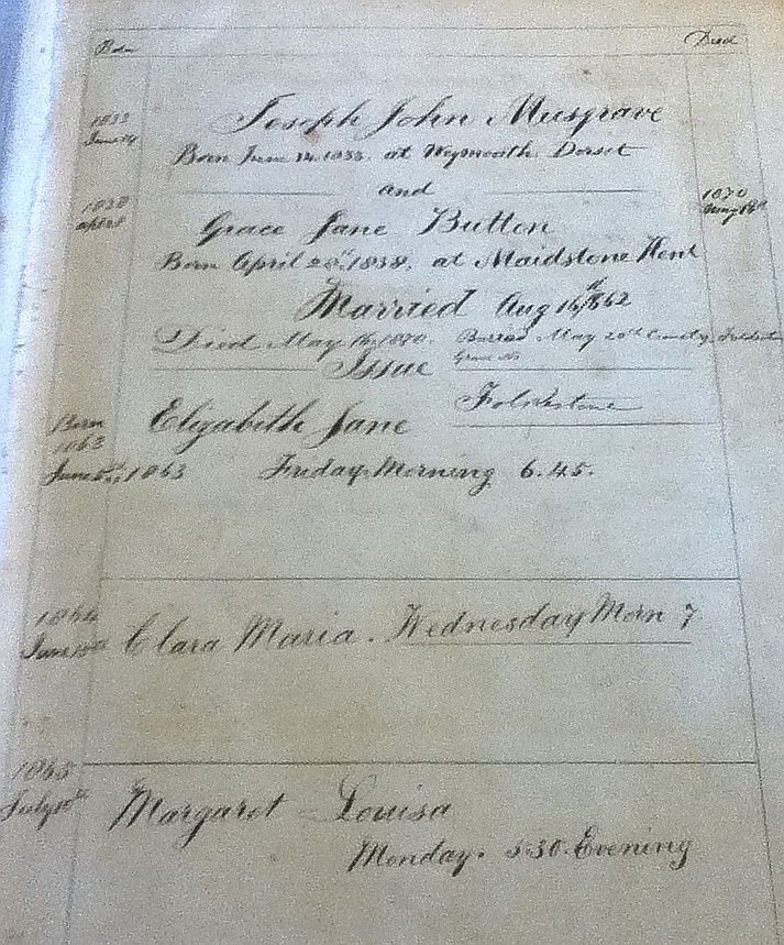 George Clarke Musgrave - a Victorian Adventurer: April 2013