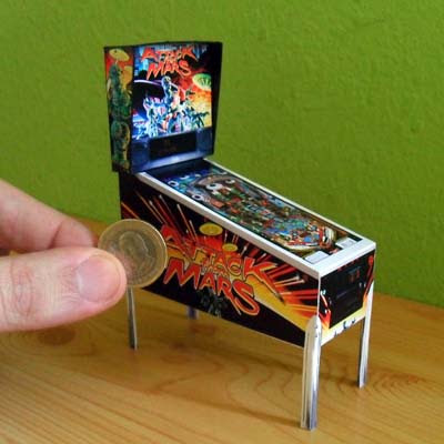 Mini Papercraft Pinball Machines | Tektonten Papercraft