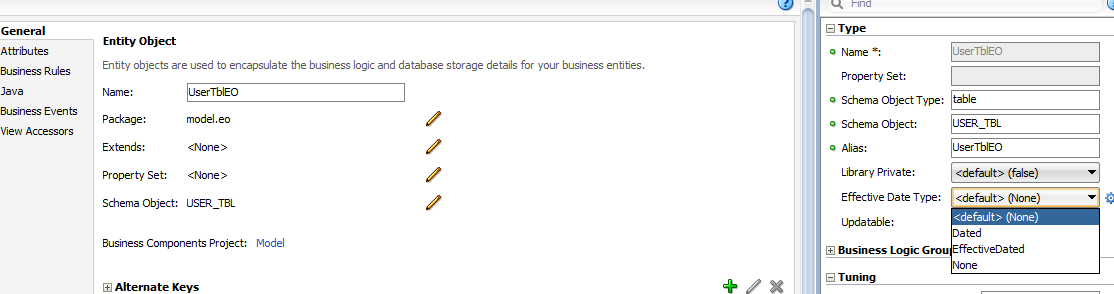 Oracle ADF World: Effective dated entity objects Oracle ADF World: Effective dated entity objects