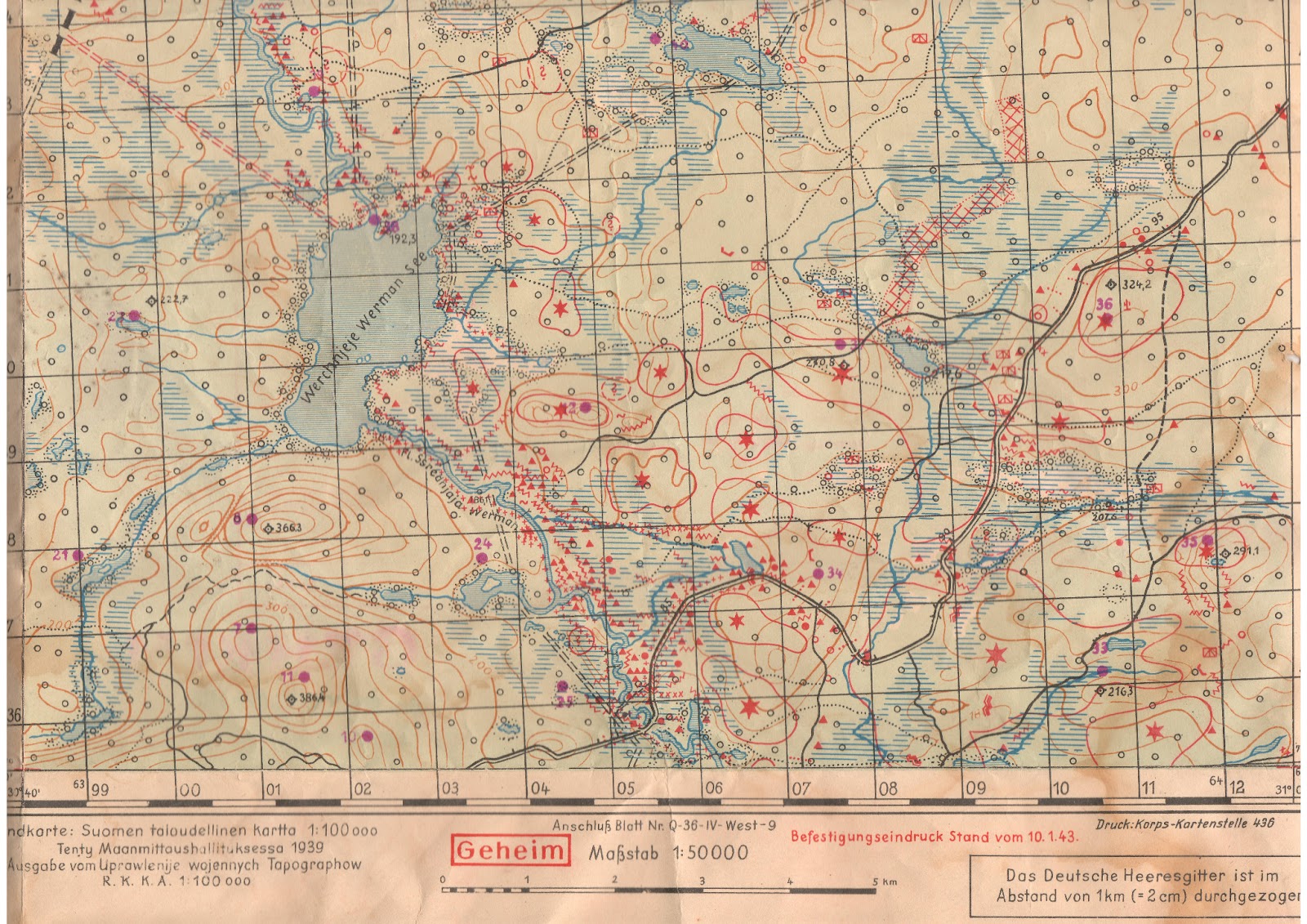 Sotiemme kartat: Lappia saksalaisten kartoittamana osa 1.