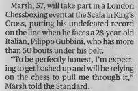 The Streatham & Brixton Chess Blog: The Great Chessboxing Swindle ...