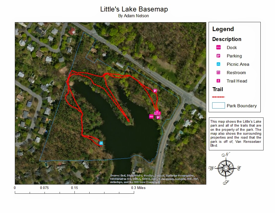 Littles Lake Map