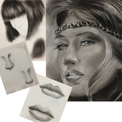 ART MENTORING – B & W : CRIS DELARA