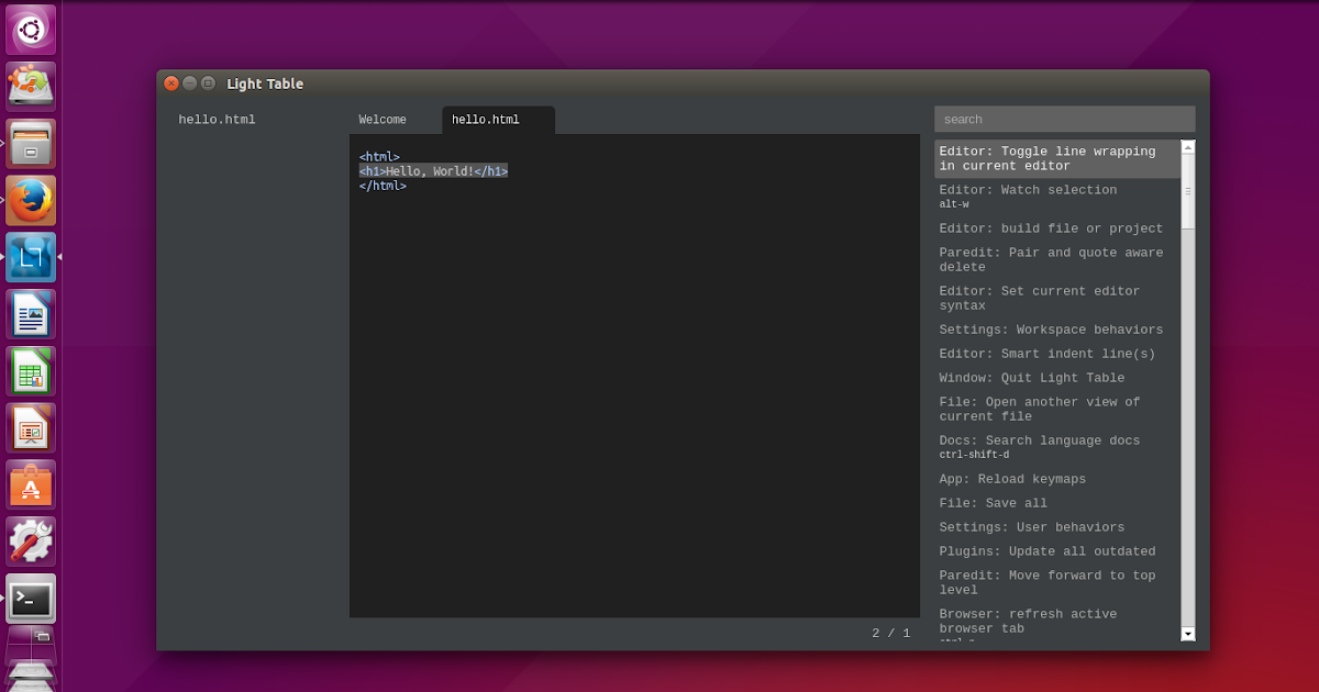 How To Install Light Table in Ubuntu 15.04