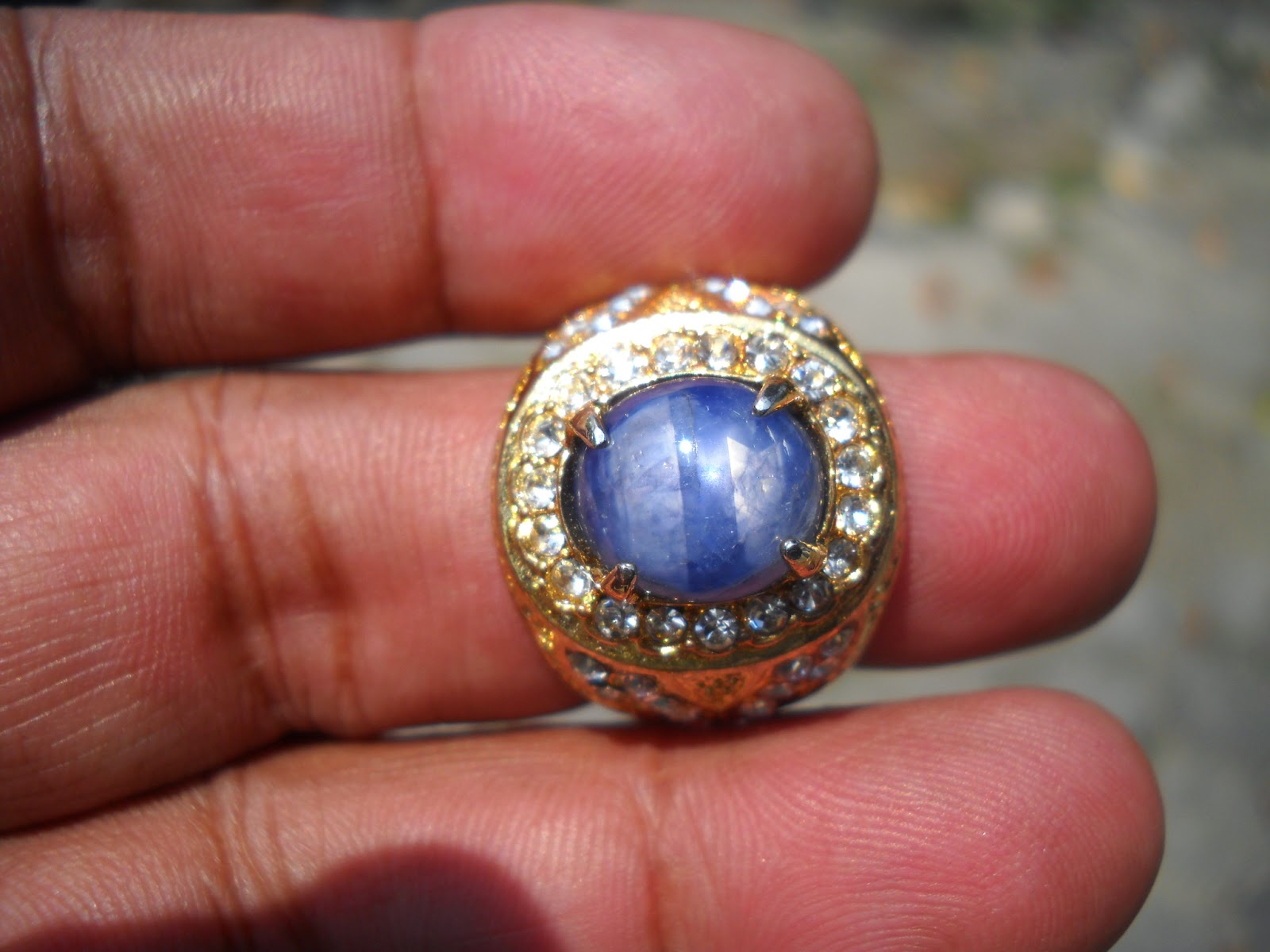 Jenis Batu Akik, Batu Cincin, Batu Mulia: blue safir kendit Burma