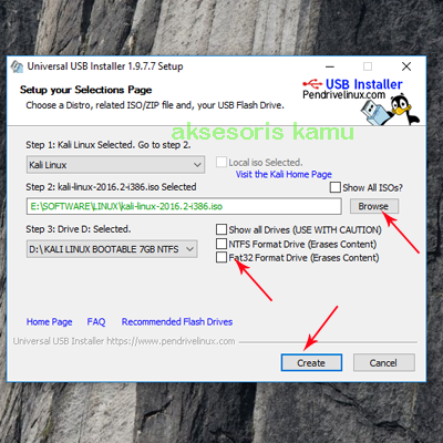 Cara Mudah Membuat Bootable KALI LINUX Dengan USB FLASHDISK | Aksesoris Kamu
