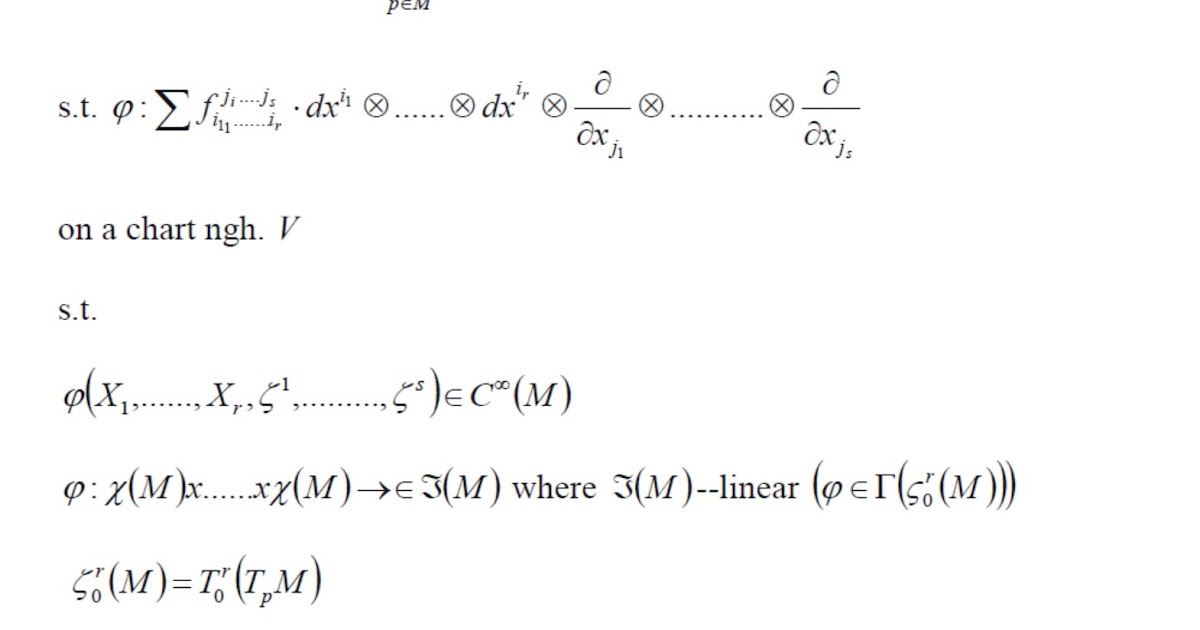 Spheres: Tensor Field