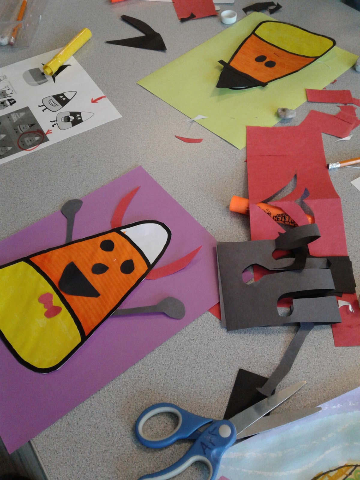 a faithful attempt: Candy Corn Creatures Collage