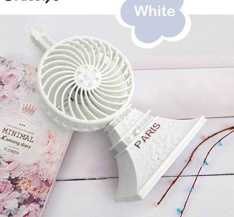 Heaven Shop bd: USB Paris Tower Fan |Small Rechargeable Cute Pocket ...