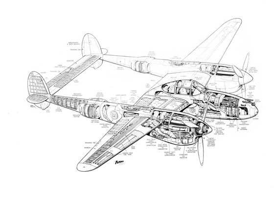 World War II in Pictures: P-38 Lightning: Fork-Tailed Devil